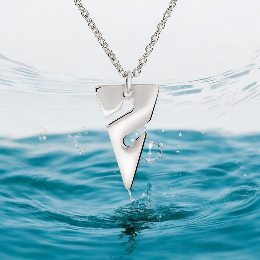 925 Sterling Silver | Cave Diver Line Arrow Necklace With Sterling ...