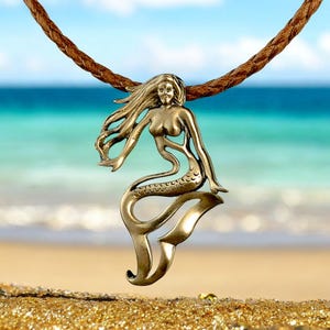 Vintage Jewelry Mermaid Jewelry Mermaid Necklace Statement Necklace Beach Tropical Necklace Vintage Brass Vintage Necklace Etsy