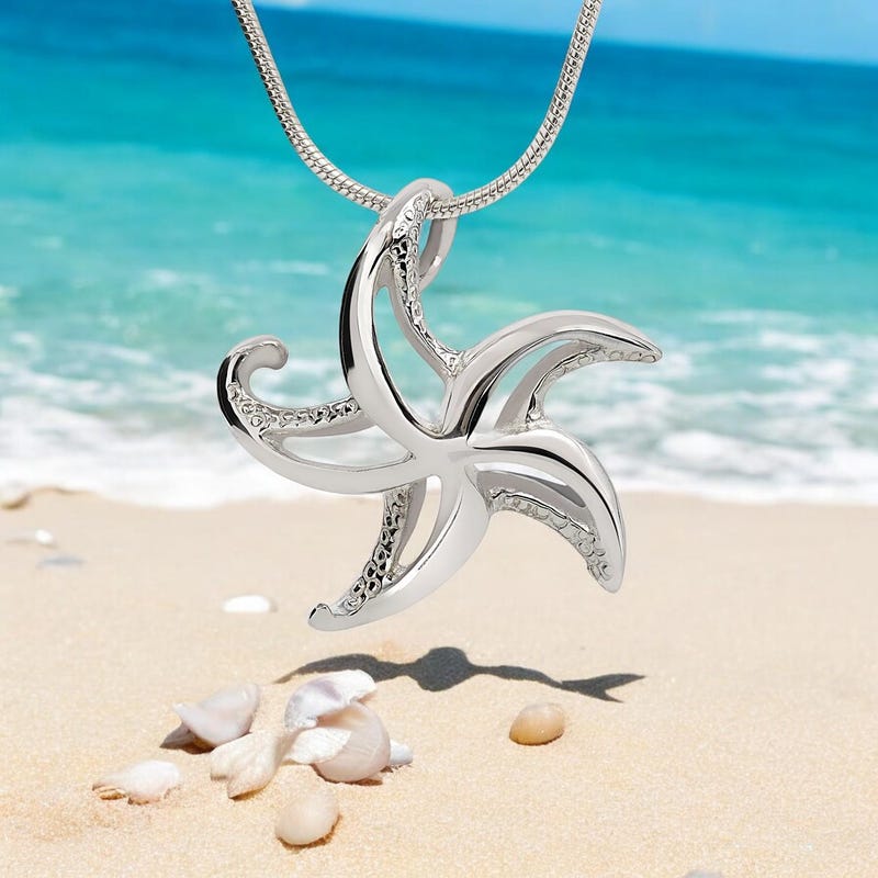 Starfish Necklace - Etsy