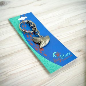 Shark Tooth Keychain, Shark Tooth Keyring, Tiger Shark Tooth Key Chain ...