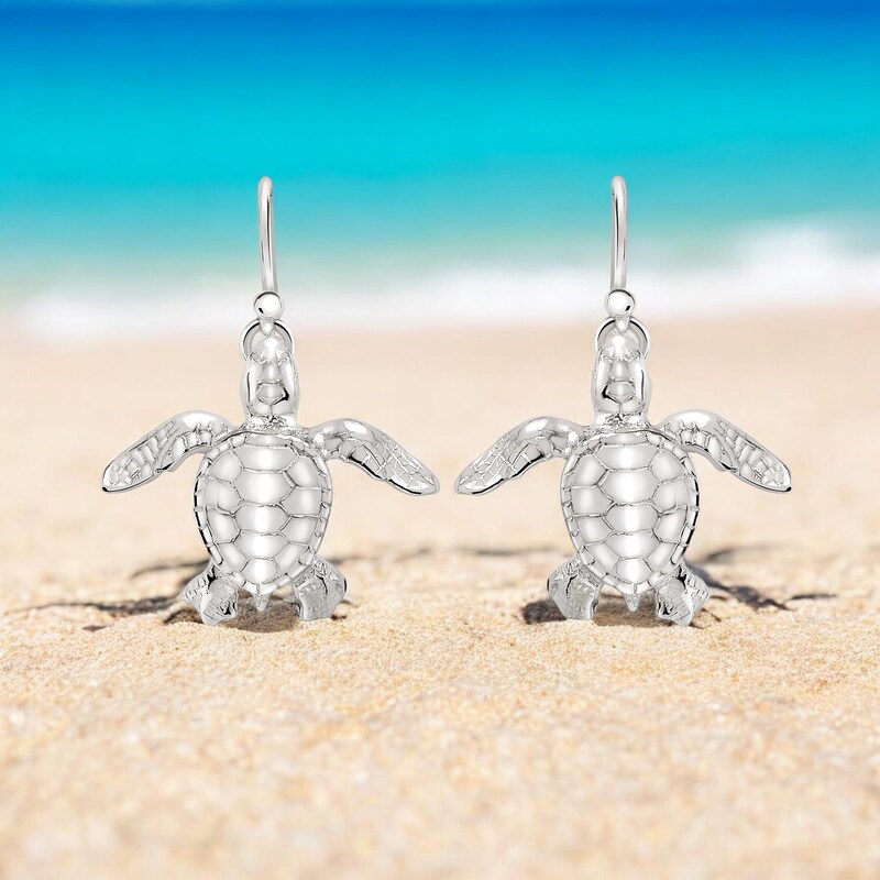 Turtle Earrings - Etsy