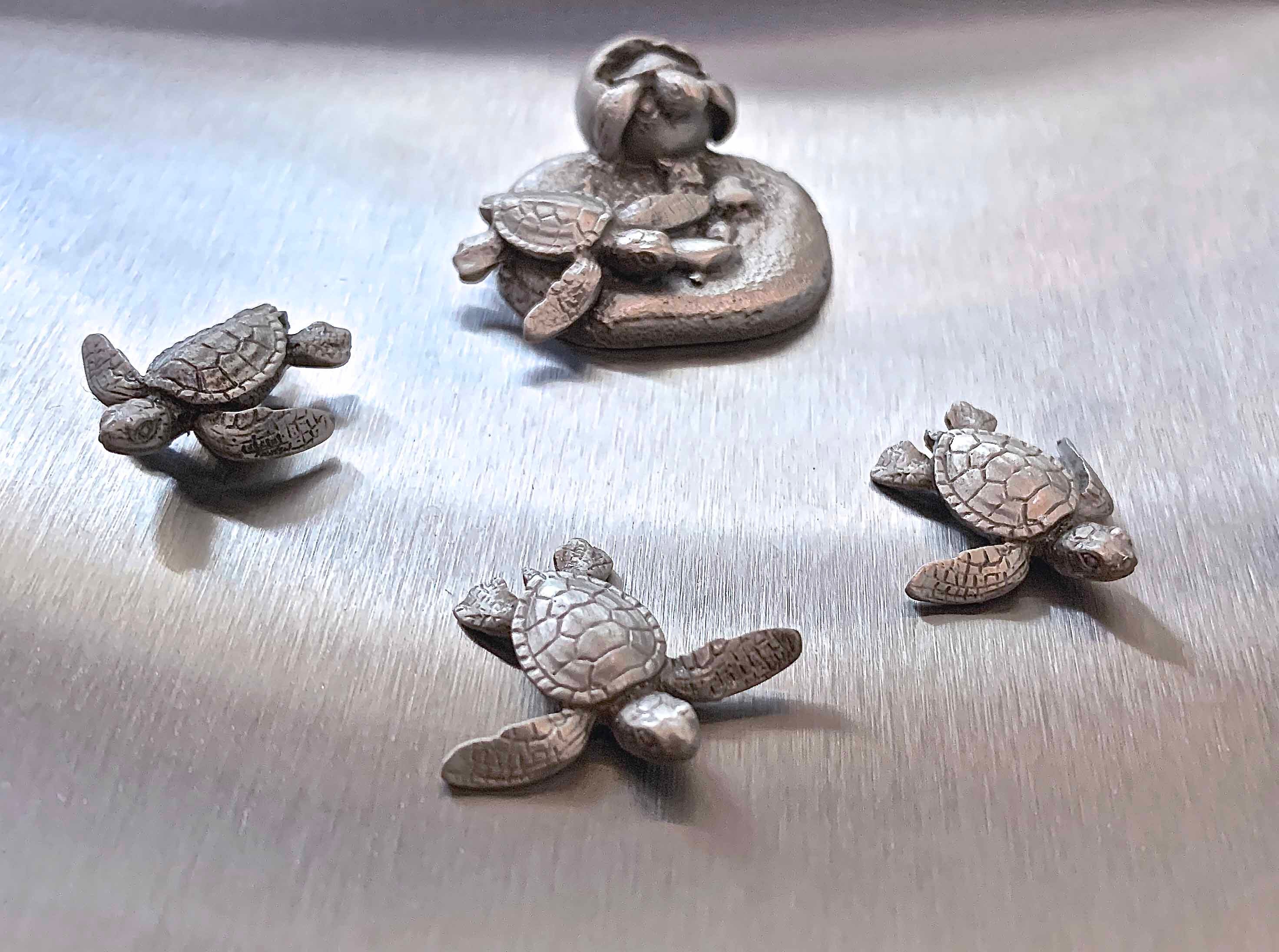 Baby Sea Turtle Magnets Sea Life Magnets Gifts for Turtle - Etsy