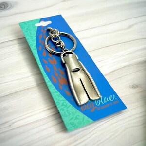 Diving Keychain for Men and Women - Dive Fin Keychain Big Blue Jewelry ...