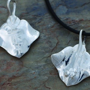 Stingray Necklace Sterling Silver Manta Ray Necklace for Women Stingray ...