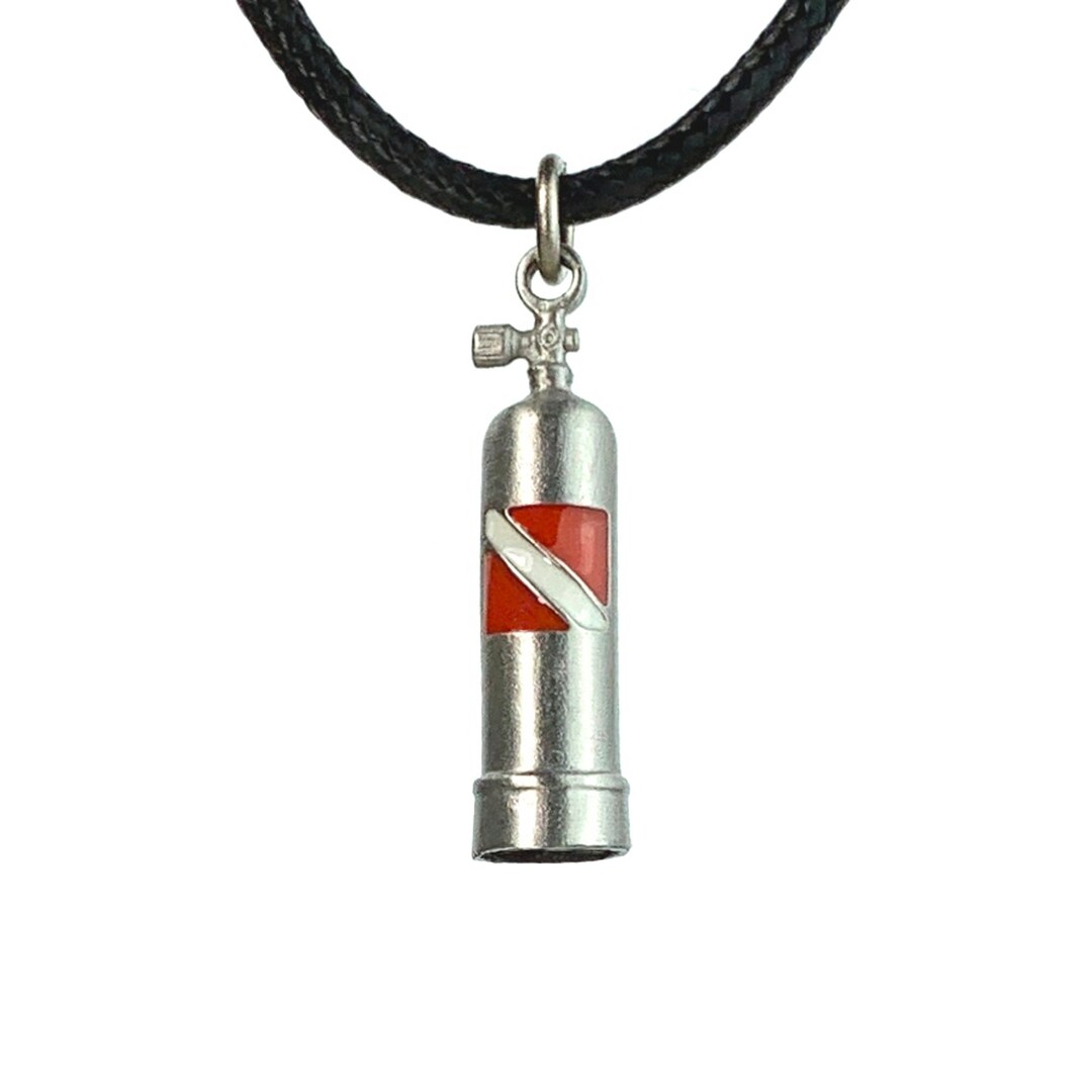 Scuba Tank Necklace Pewter Pendant Dive Gift for Women and Men ...