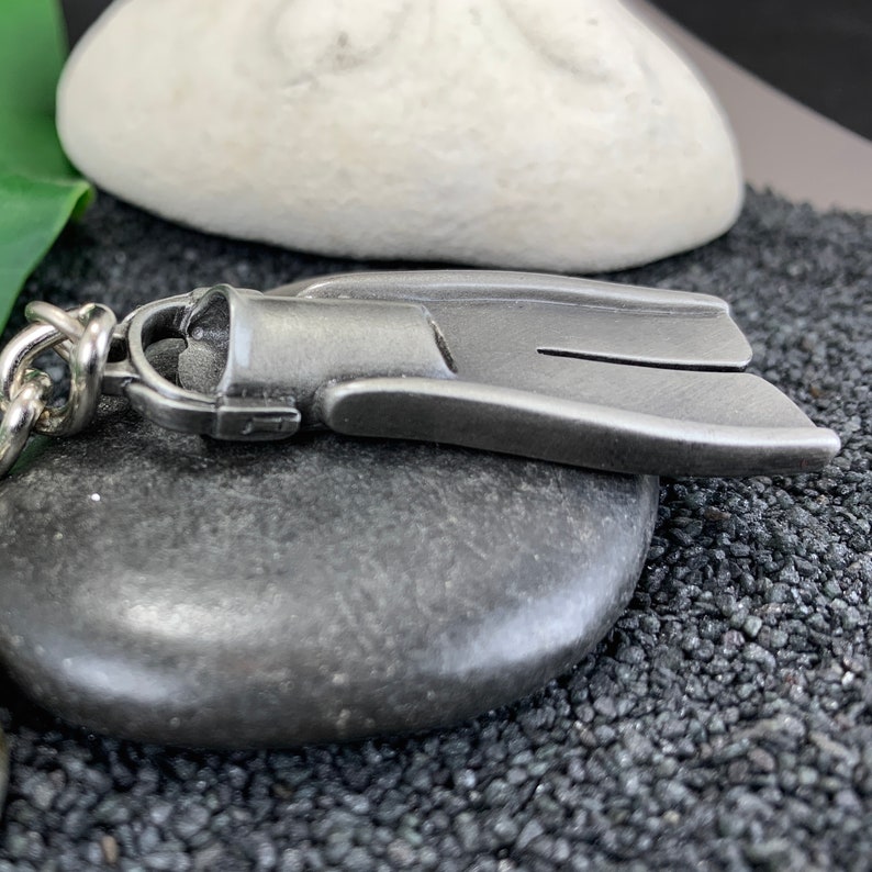 Diving Keychain for Men and Women Dive Fin Keychain Big - Etsy