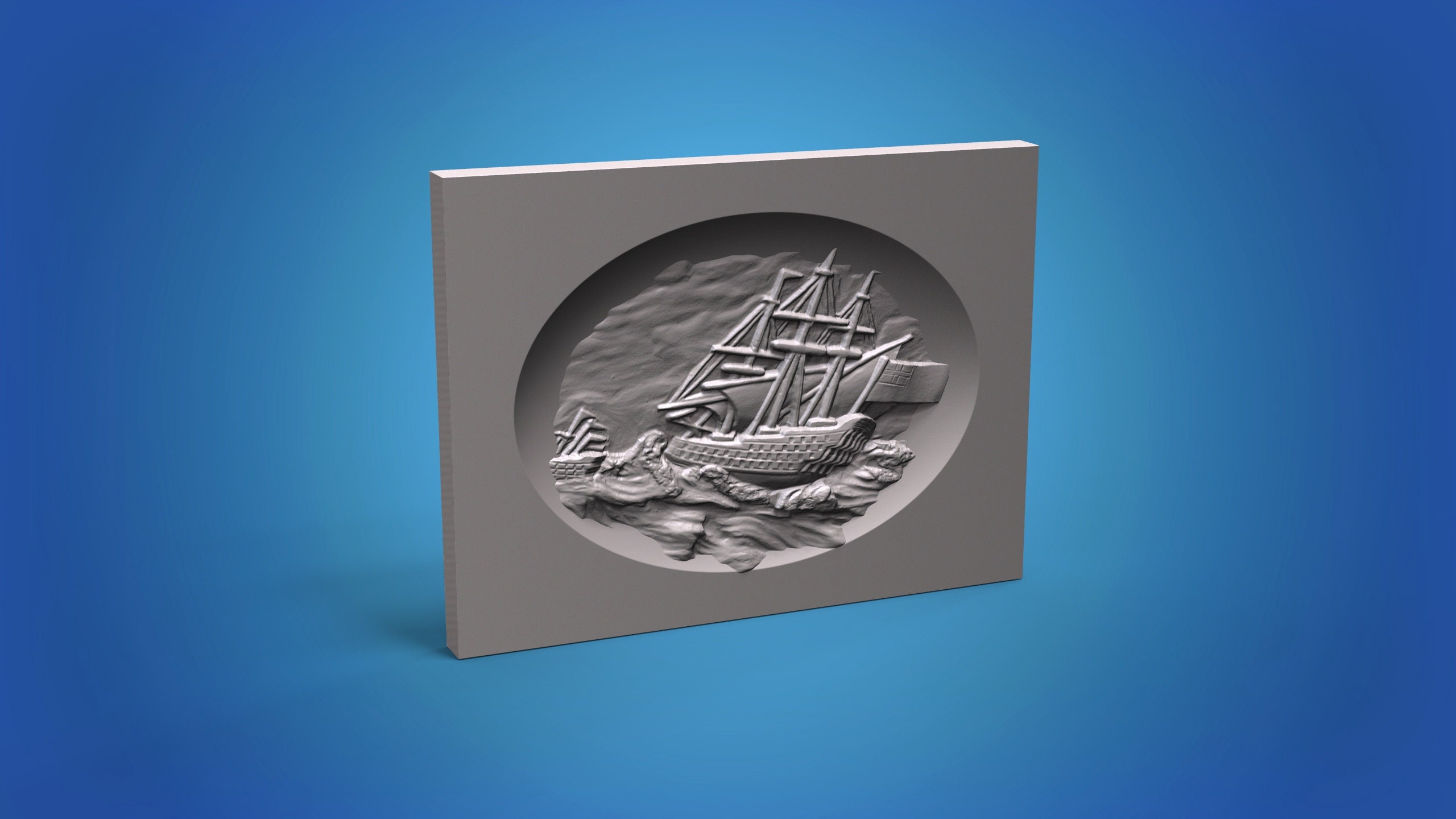 Winter Deep Sea Panno 3d STL Model for CNC Router and 3d Printing - Etsy