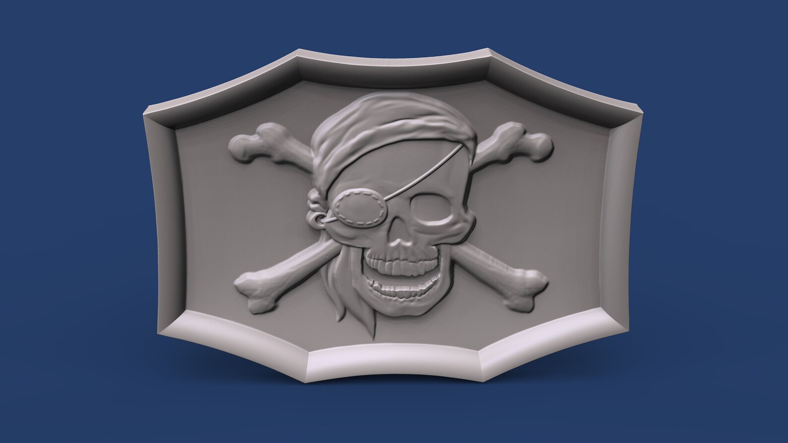 Pirate Skull Shield 3d STL Model for CNC Router and 3d Printing - Etsy