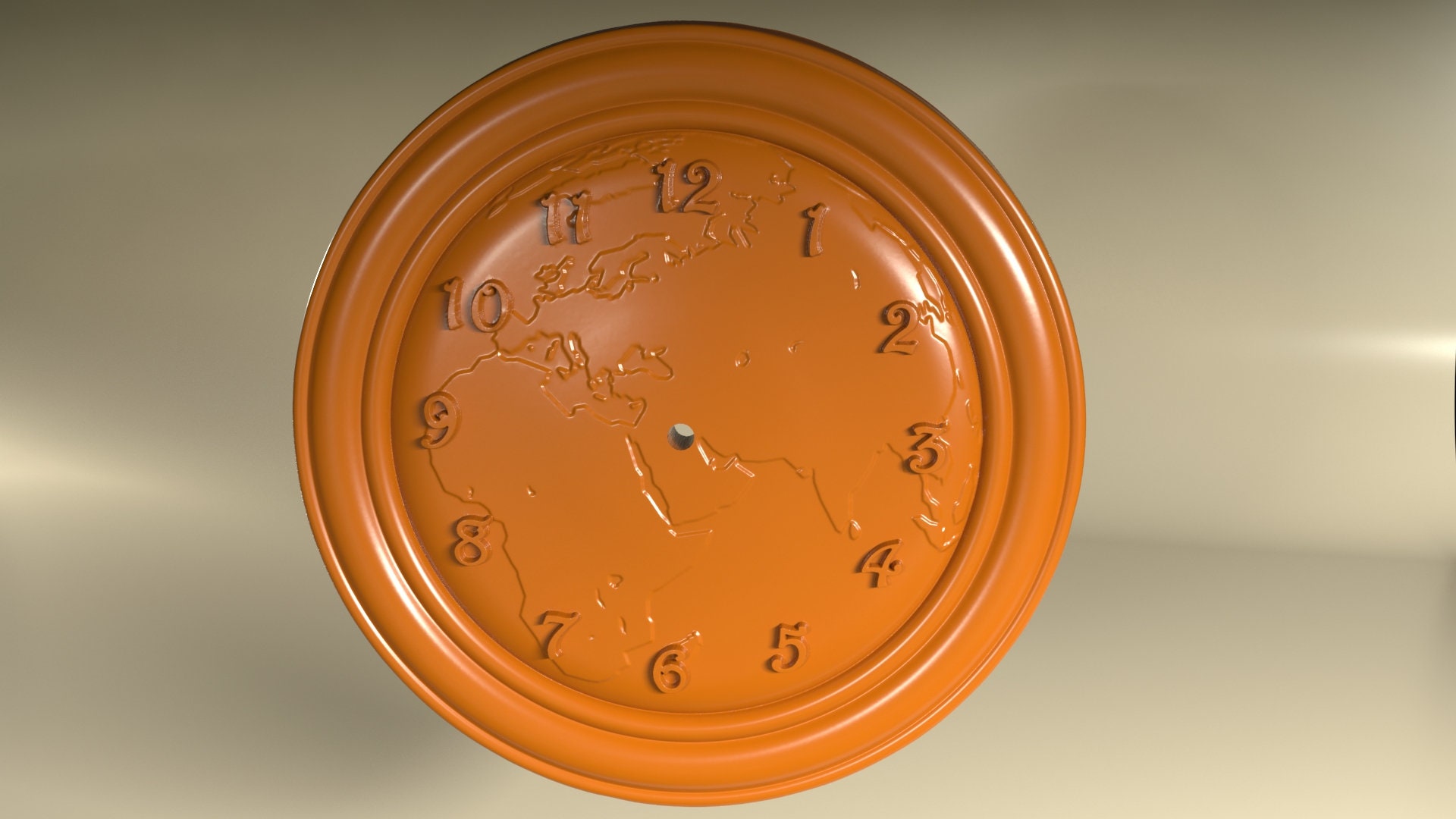 Globe World Wall Clock 3d STL Model for CNC Router and 3d Printing - Etsy