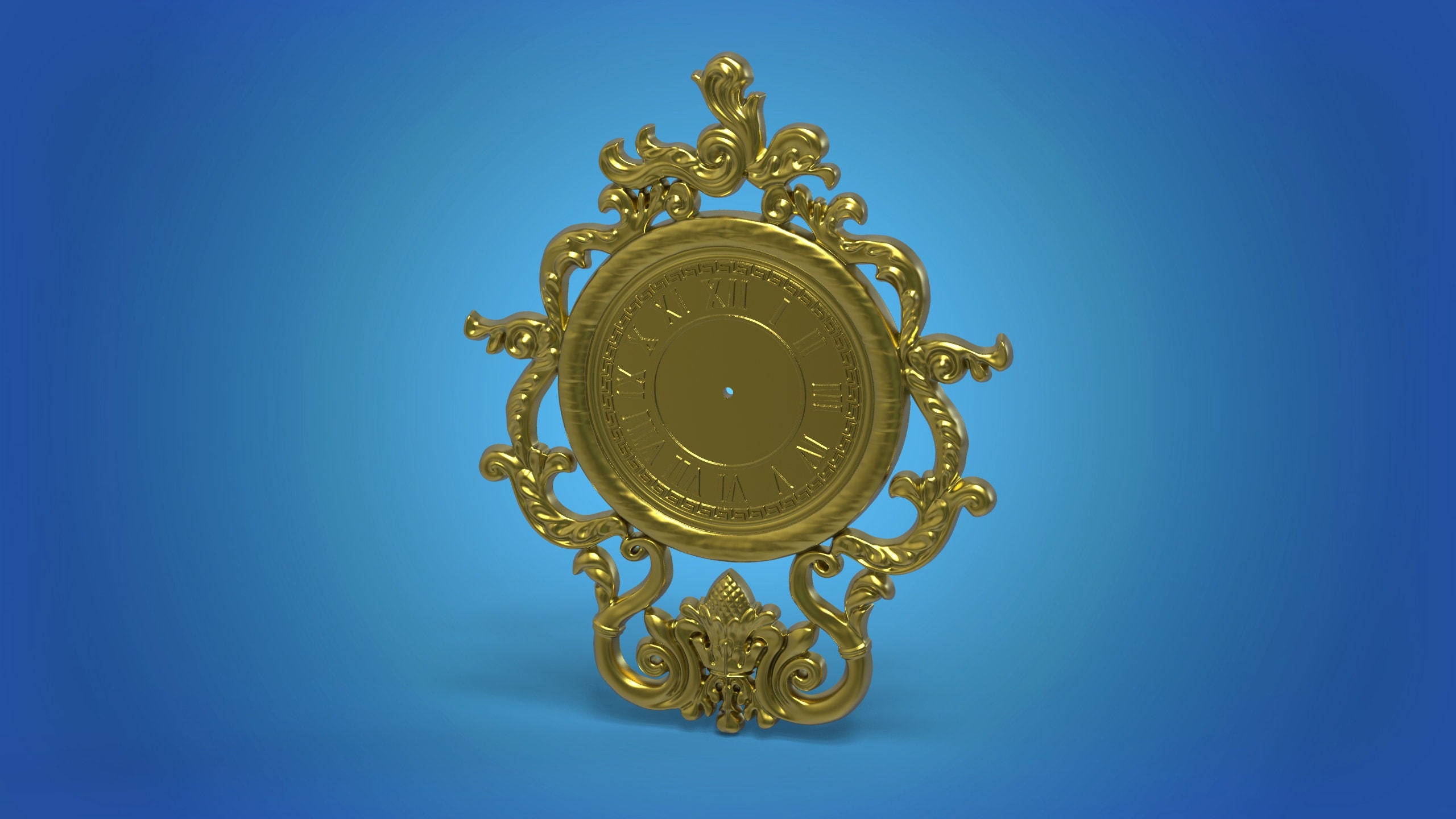 Wall Clock 3d STL Model for CNC Router and 3d Printing - Etsy