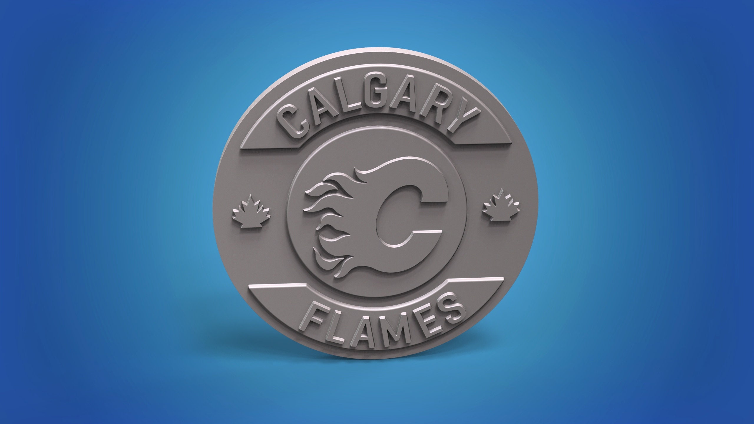 Calgary Logo, 3d STL Model, CNC Router, 3d Printing, Relief, Artcam ...