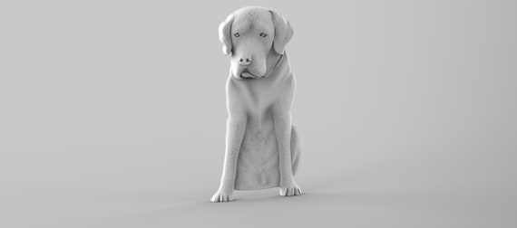 Labrador Dog 3d STL Model for CNC Router and 3d Printing - Etsy
