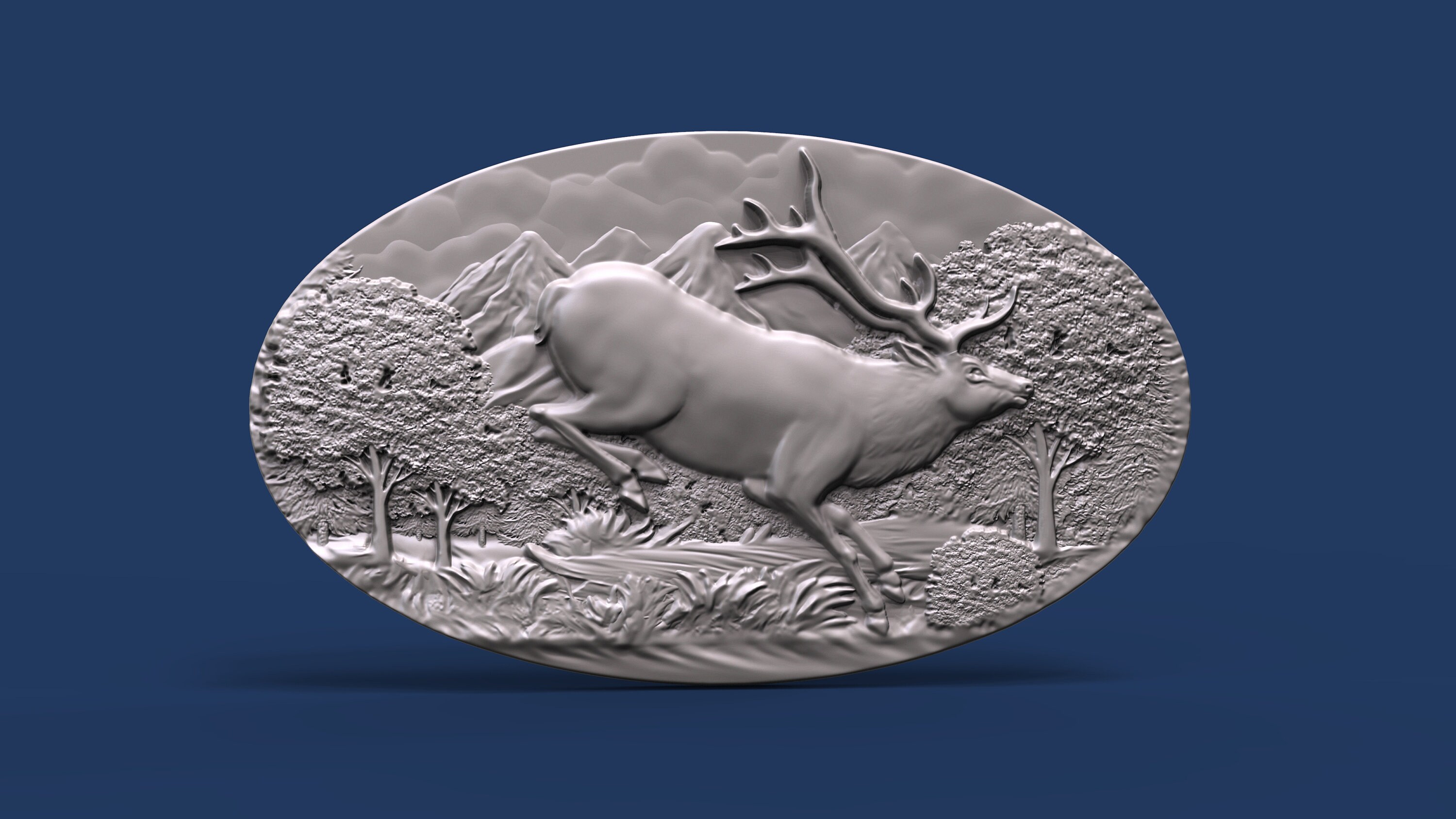 Escaping Elk 3d STL Model for CNC Router and 3d Printing - Etsy
