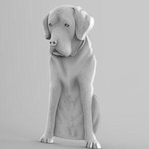Labrador Dog 3d STL Model for CNC Router and 3d Printing - Etsy