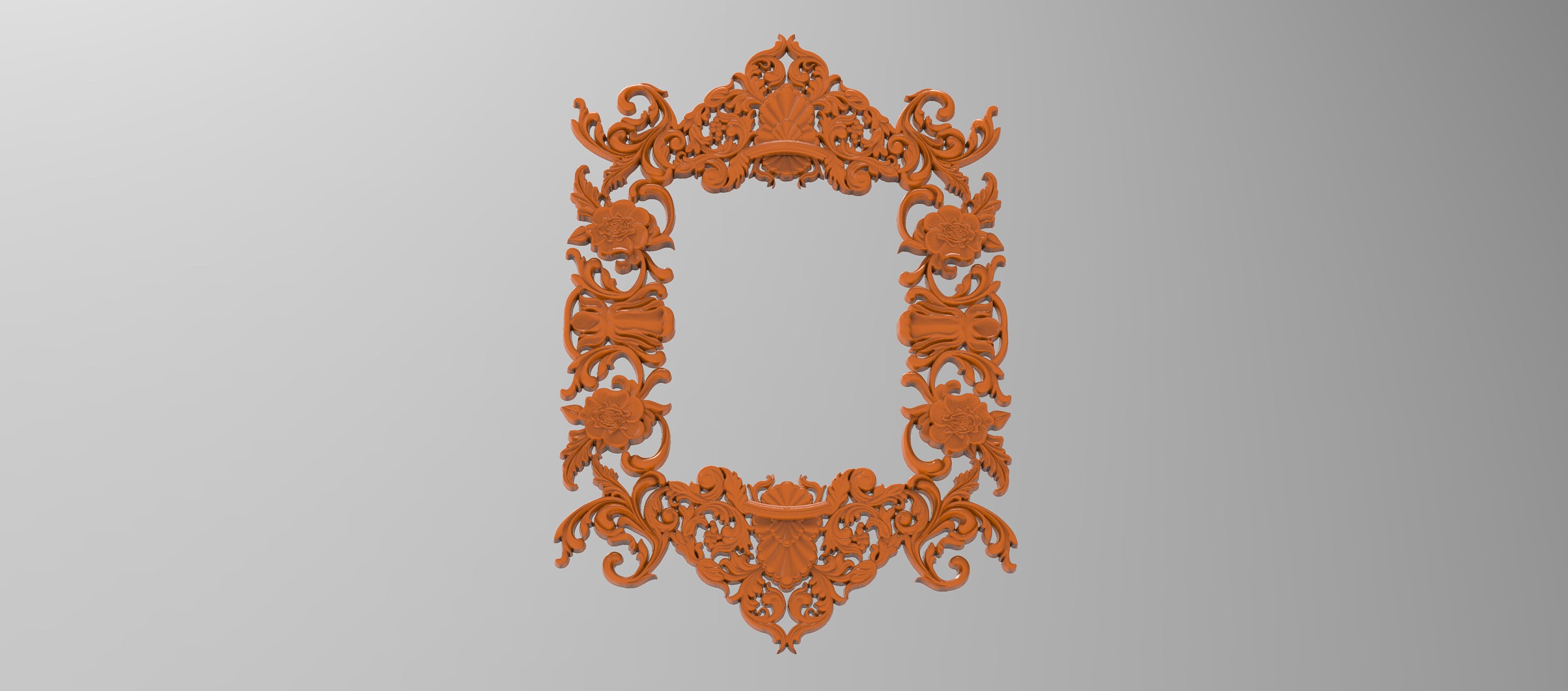 Mirror Frame 3d STL Model for CNC Router and 3d Printing - Etsy