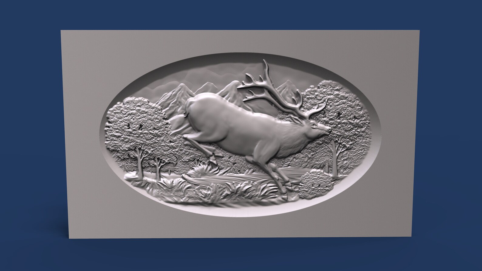 Escaping Elk Deer 3d STL Model for CNC Router and 3d Printing - Etsy Canada