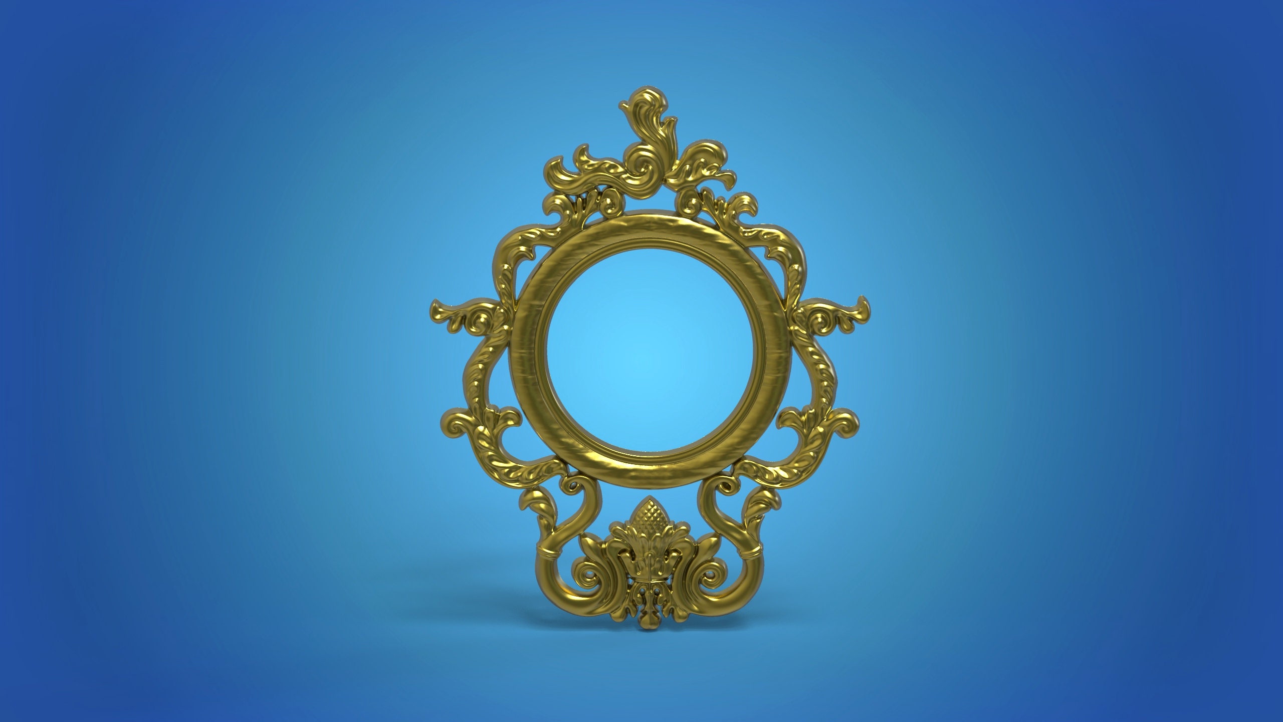 Mirror Frame 3D STL Model for 3D Printing and CNC Router - Etsy