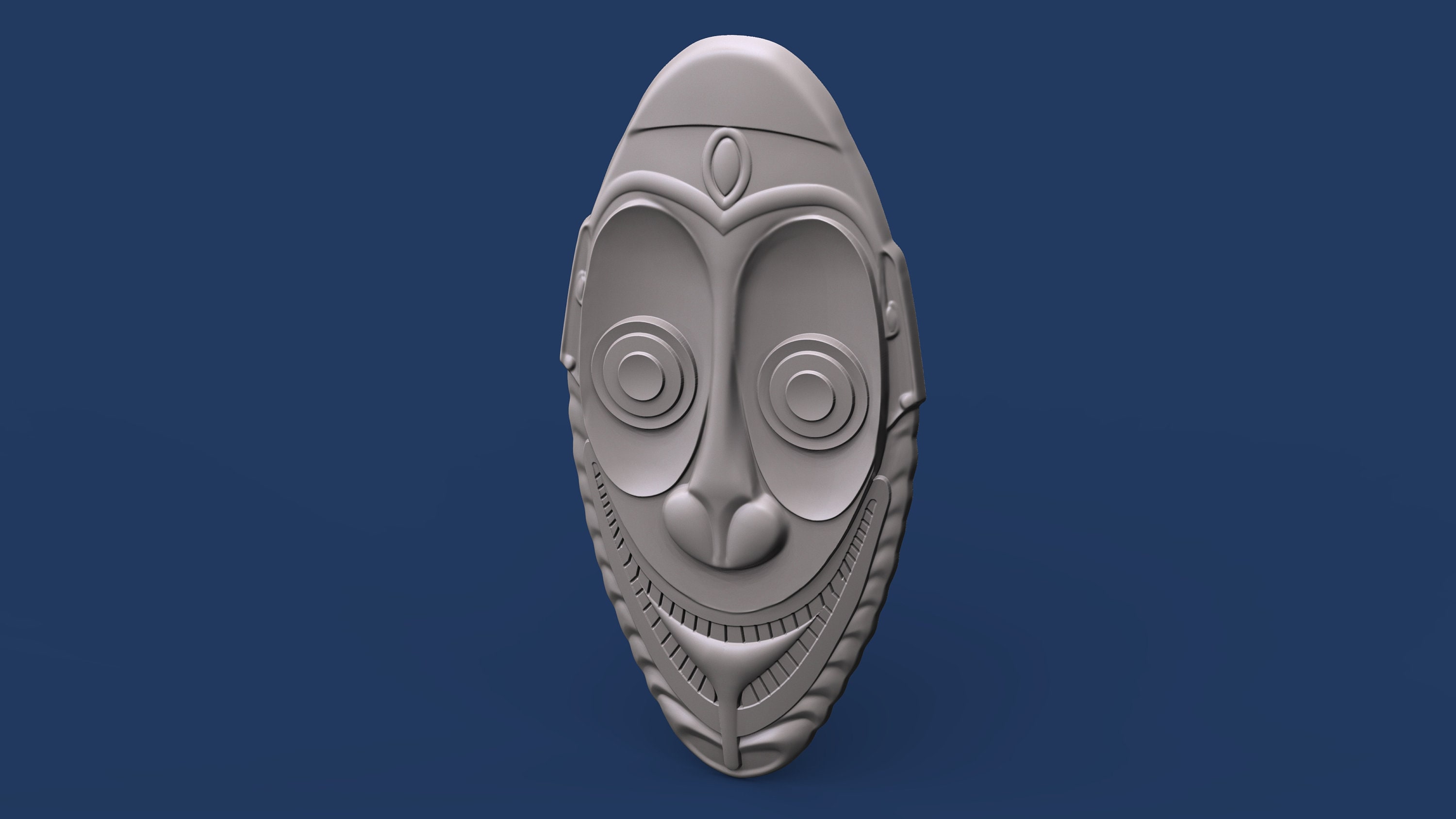 Tiki African Totem 3d STL Model for CNC Router and 3d Printing - Etsy