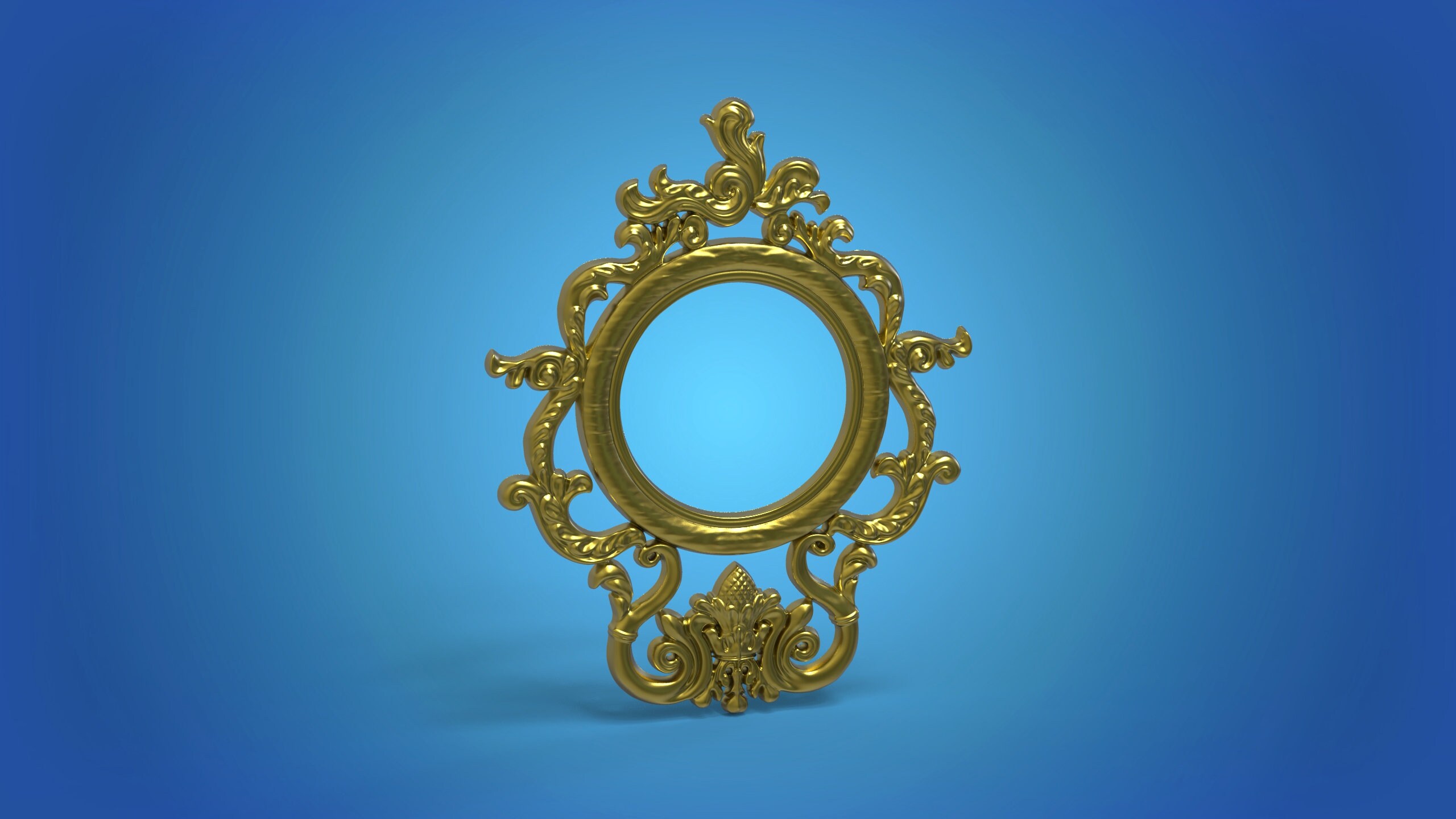 Mirror Frame 3D STL Model for 3D Printing and CNC Router - Etsy