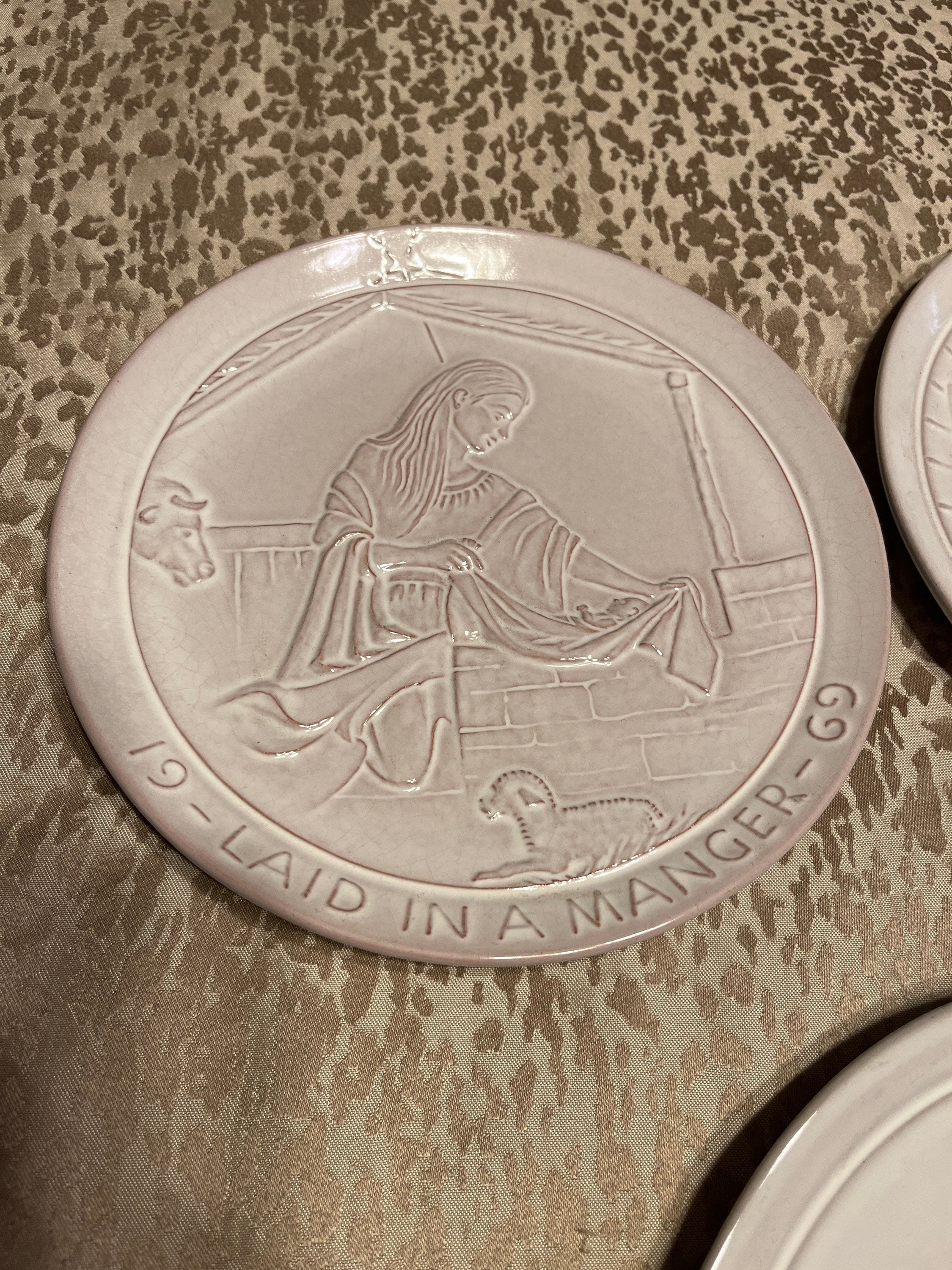 Frankoma Pottery Collectors Wall Christmas Plates Lot 5 1969, 70, 71 ...