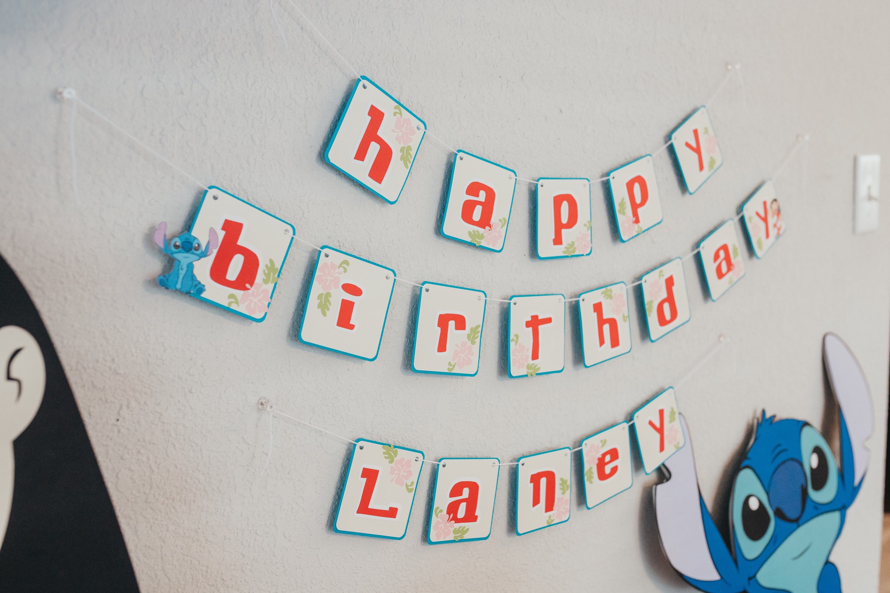 Lilo and Stitch Inspired Party Banner Stitch Birthday Party - Etsy