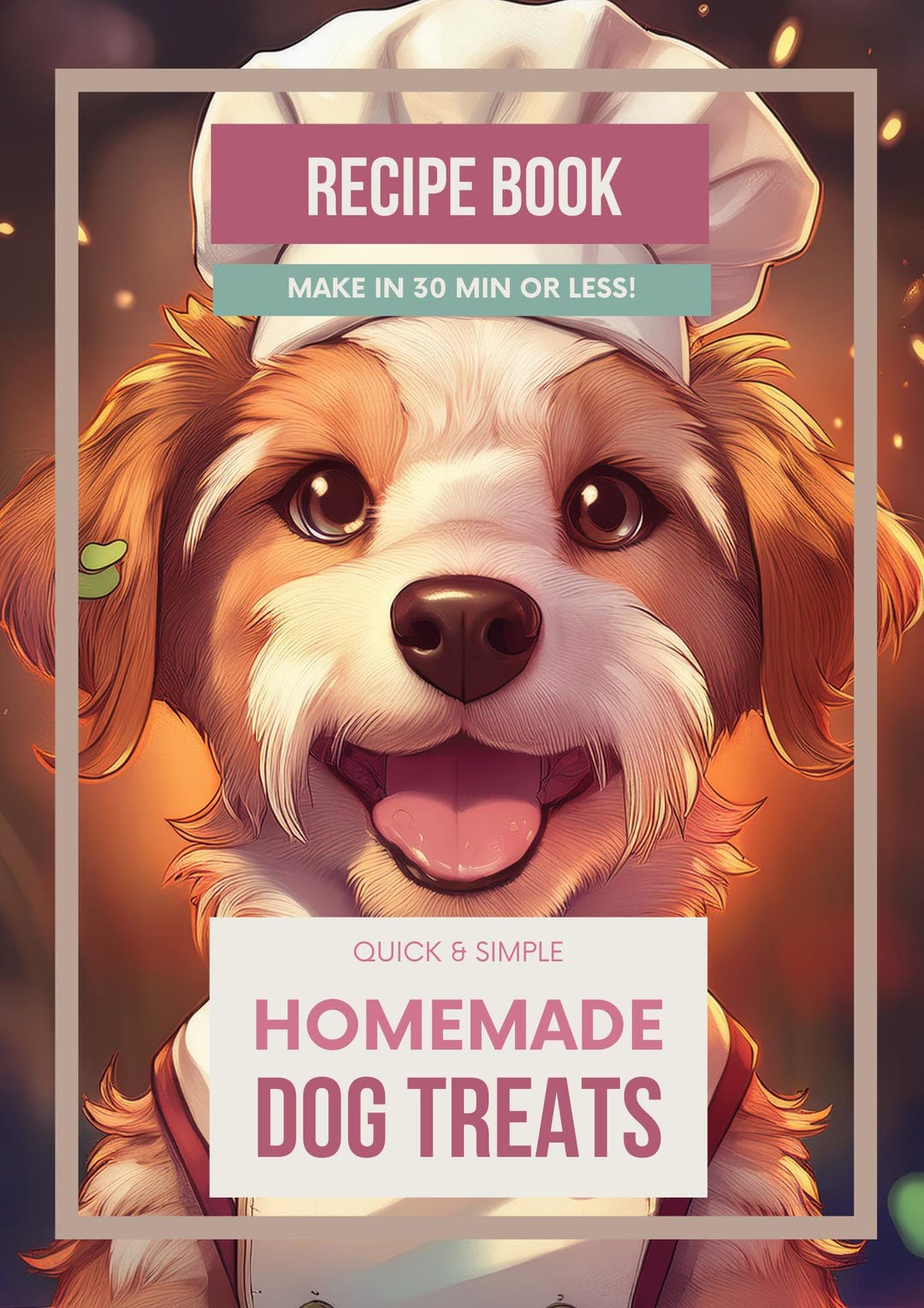 Homemade Dog Treat Recipe Book: Quick & Easy Recipes - Etsy