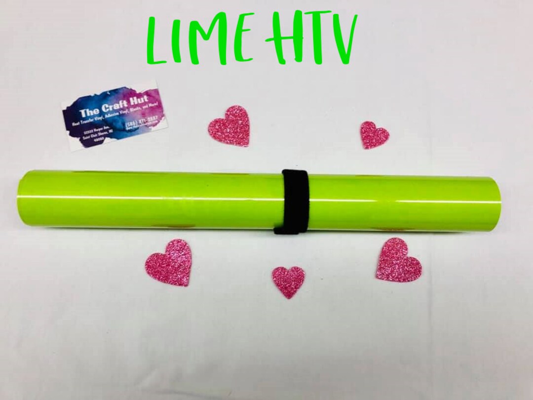 Lime Green HTV- Iron On- T-shirt Vinyl- Lime Green Siser HTV -heat ...