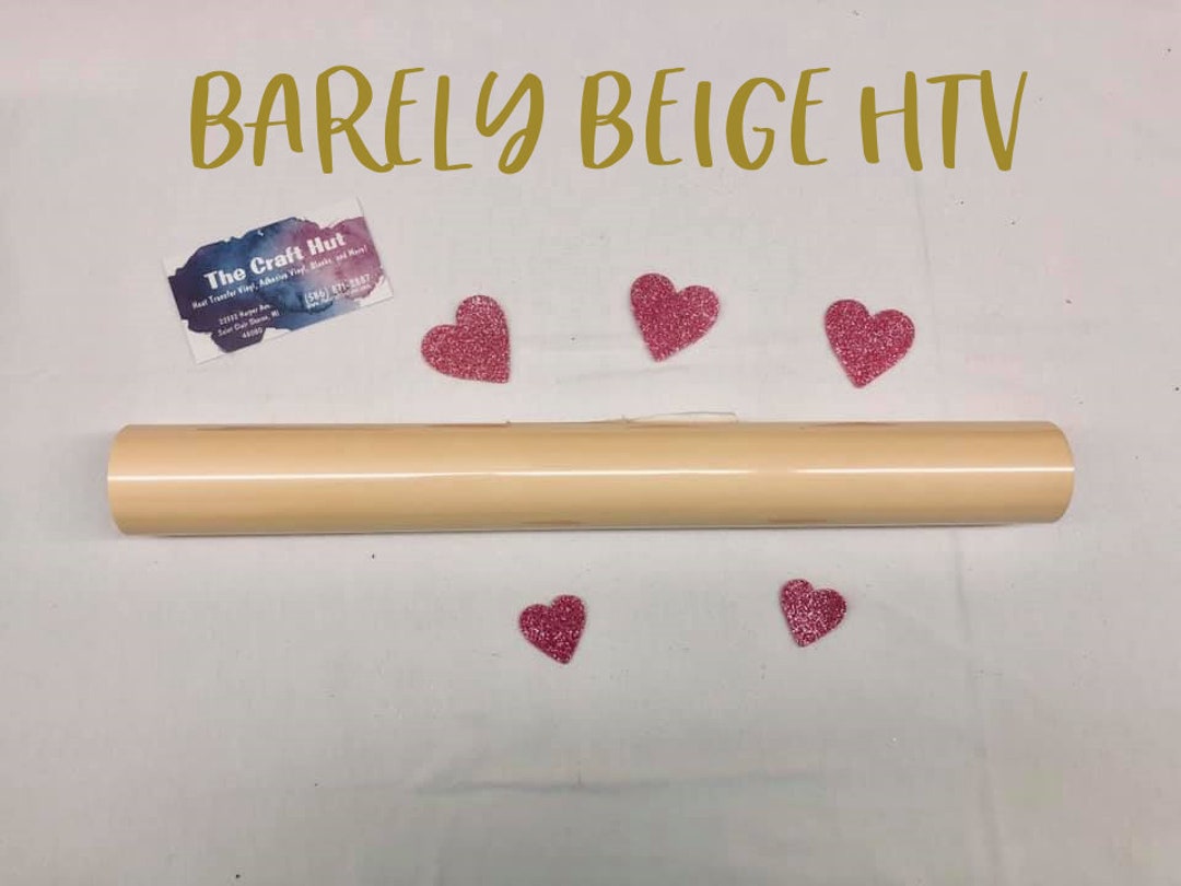 Barely Beige HTV- Iron On- T-shirt Vinyl- Barely Beige Siser HTV -heat ...