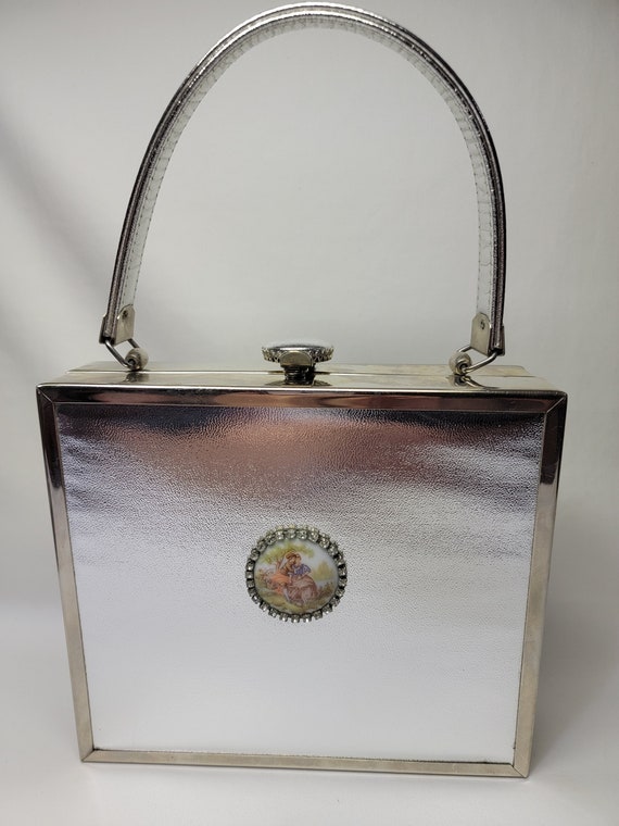 Silver evening purse - Gem
