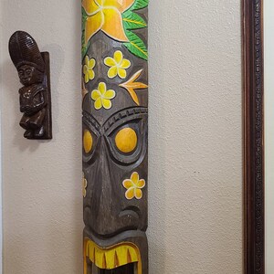 Tiki Totem Toss Tiki Mask W/ Hidden Game Inside - Etsy
