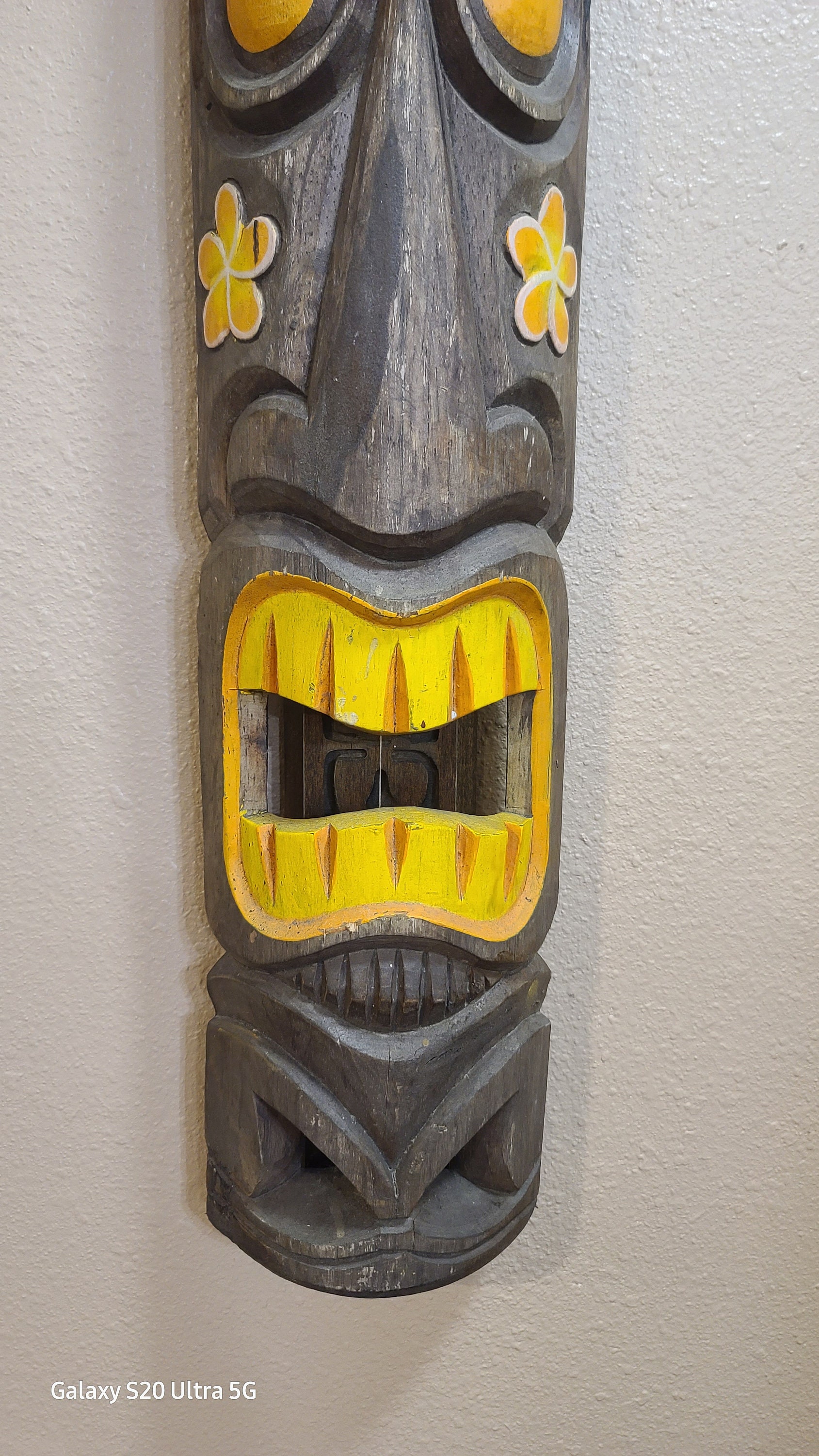 Tiki Totem Toss Tiki Mask W/ Hidden Game Inside - Etsy
