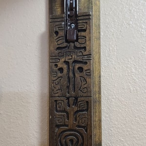 Tiki Totem Toss Tiki Mask W/ Hidden Game Inside - Etsy