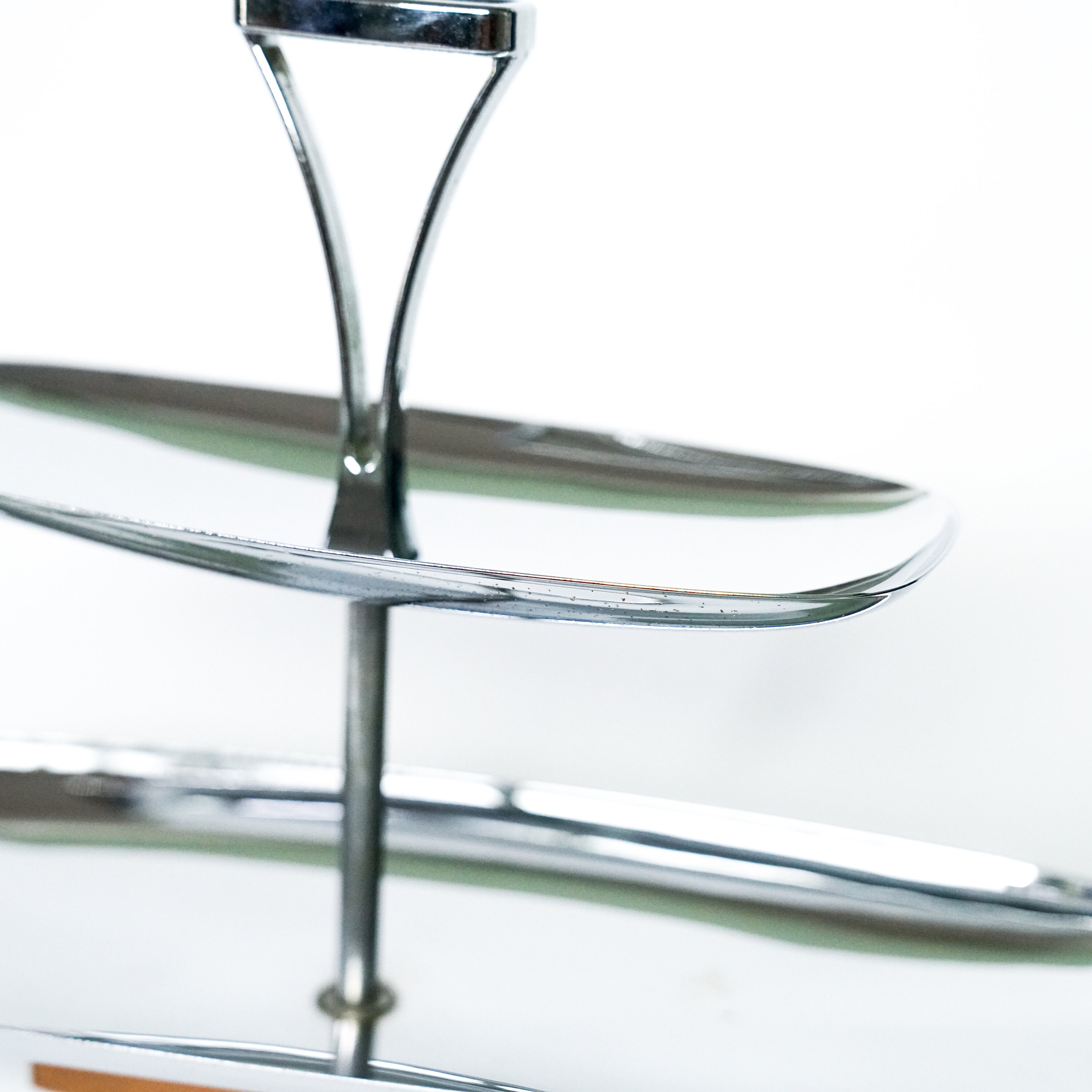 Vintage MCM 2 Tiered Rectangular Server MCM Serving Tray - Etsy