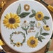 Embroidery PDF Pattern Sunflower Sampler Embroidery Design - Etsy