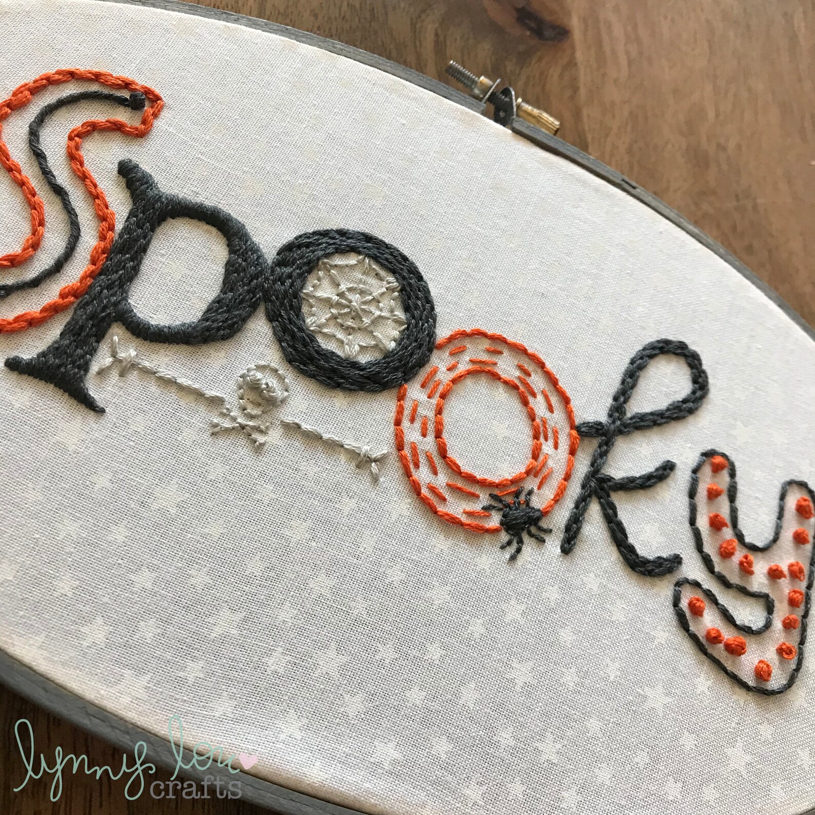 Downloadable PDF Embroidery Pattern Spooky Halloween | Etsy