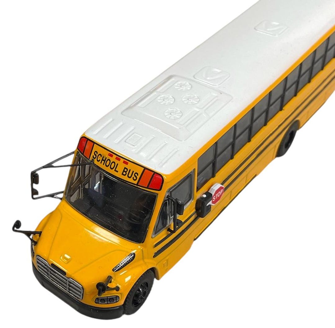 Custom Lettered School Bus Model: Thomas C2 SAF-T-LINER Diecast (1/54 ...