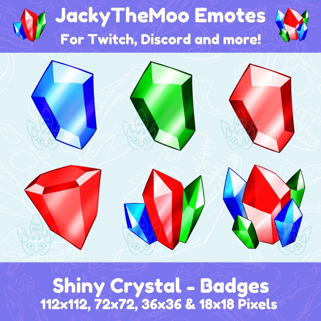 Shiny Crystal - Badges - Stream, Chat, Discord, Emotes, Badges, Twitch ...