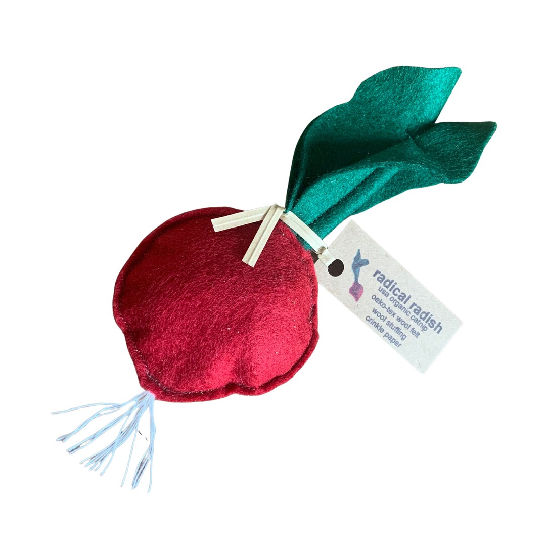 Woolen Crunchy Catnip Radish Wool Catnip Radish Catnip Radish Oeko Tex ...