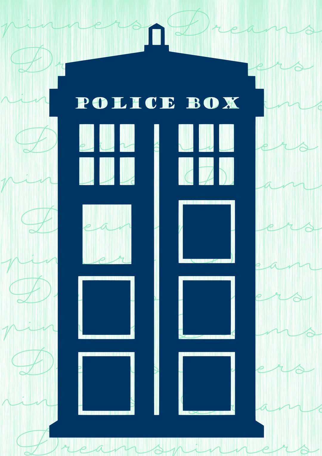 Police Box PNG & SVG Cricut/die Cut File - Etsy