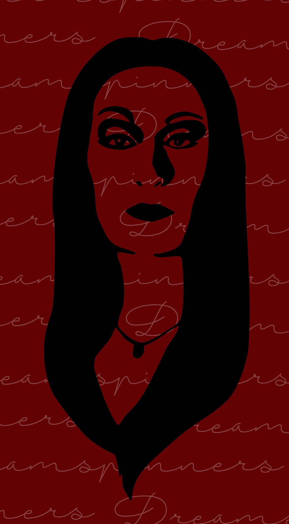 Morticia Svg/die Cut Digital File - Etsy