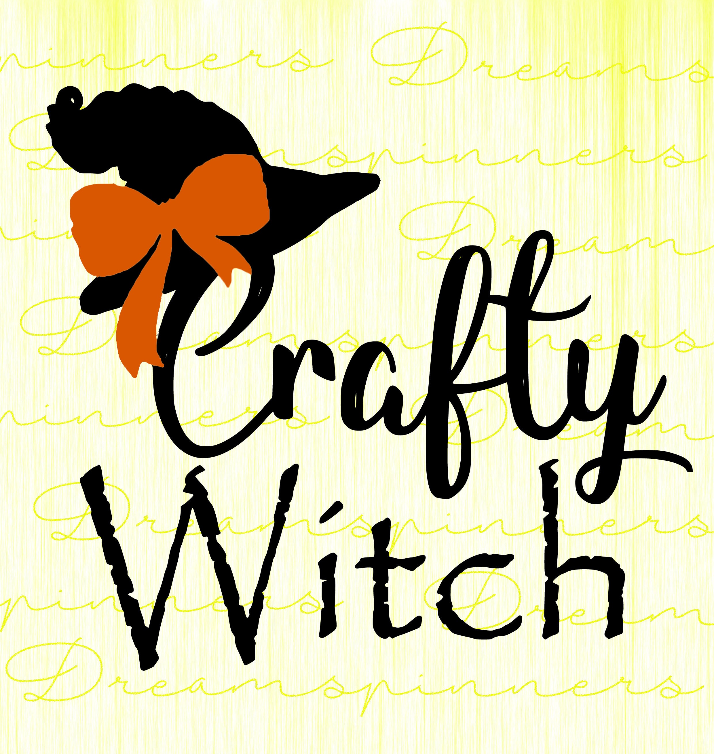 Crafty Witch 2 digital files 1 PNG 1 SVG image/die cut file | Etsy