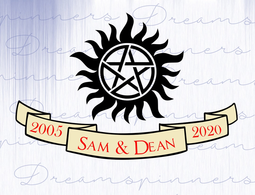 Sam et Dean Series Finale 2005-2020 Fichier SVG et PNG pour - Etsy France