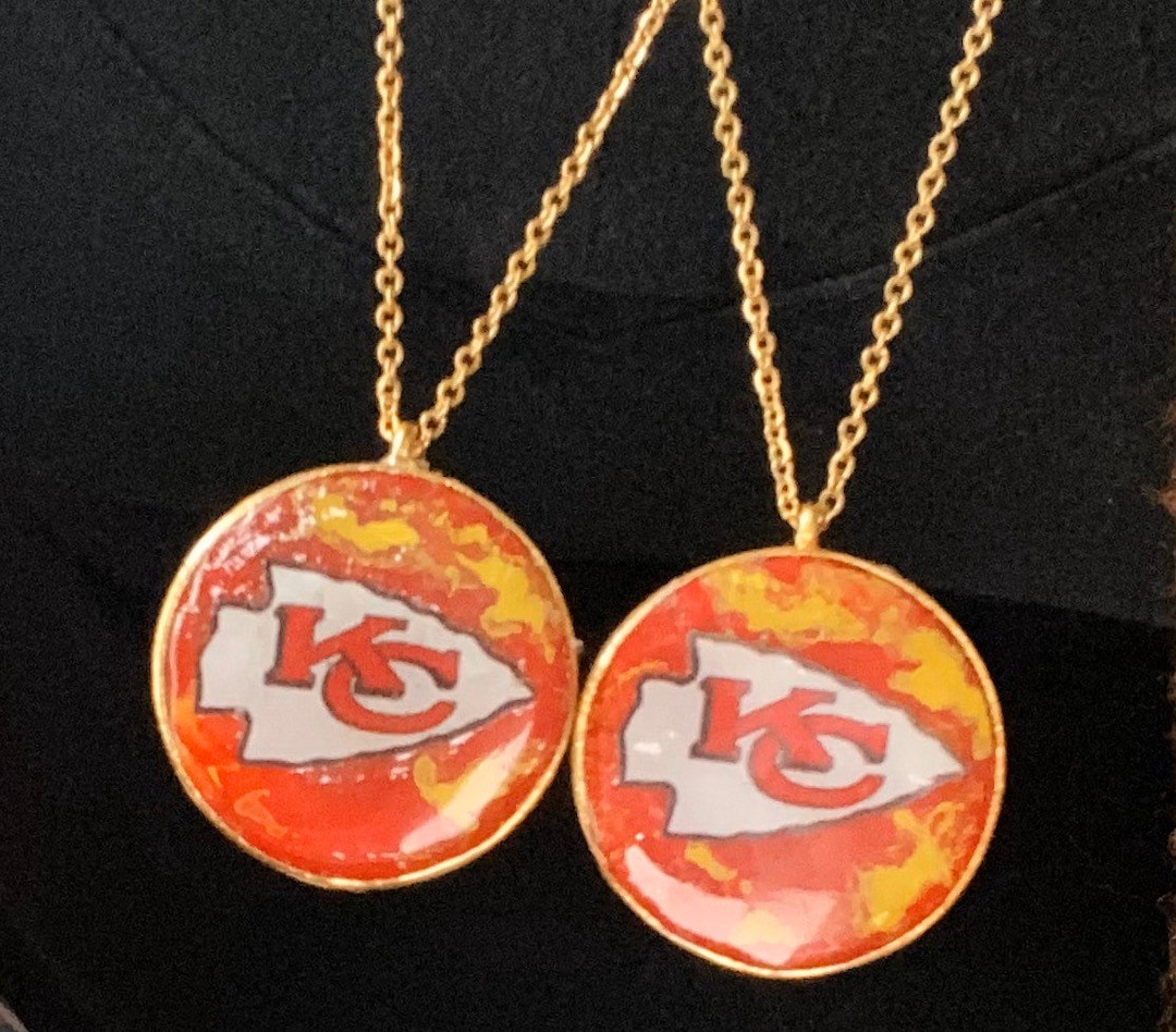 Kansas City Chiefs Pendant Necklace/ Chiefs Jewelry - Etsy