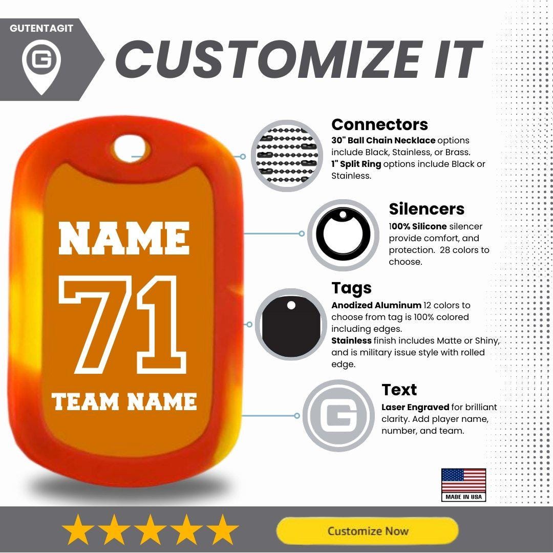 Baseball Player Dog Tag | Personalized, Laser Engraved | Add Name ...