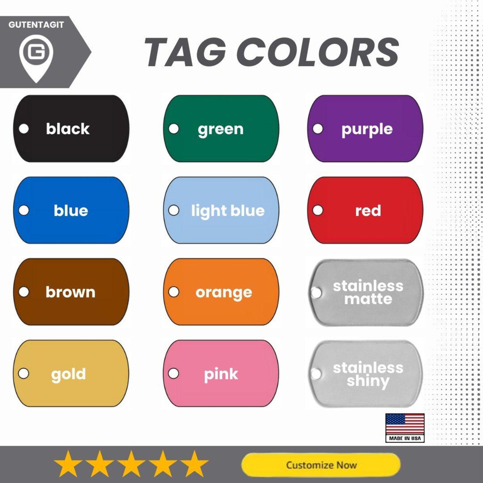 101st Airborne Dog Tag Necklace - Custom Engraved Military Dog Tag ...