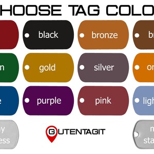 EMS Dog Tag Necklace Custom Engraved Military Dog Tag Necklace Choose ...