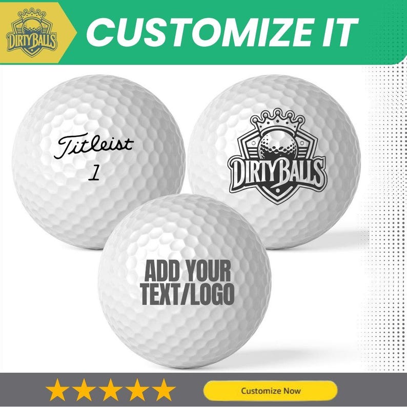 Custom Logo Golf Balls - Titleist Pro V1® Personalized Golf Balls ...