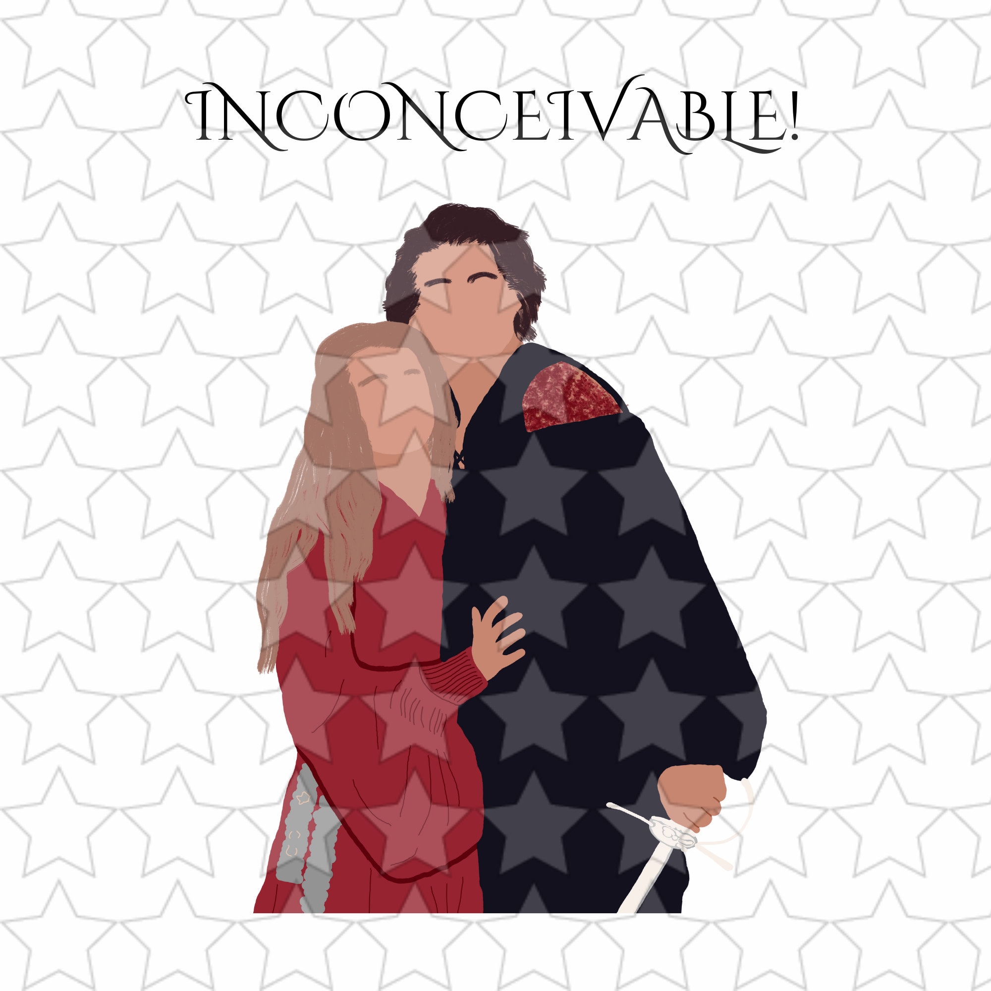 Inconceivable the Princess Bride Art DIGITAL DOWNLOAD - Etsy