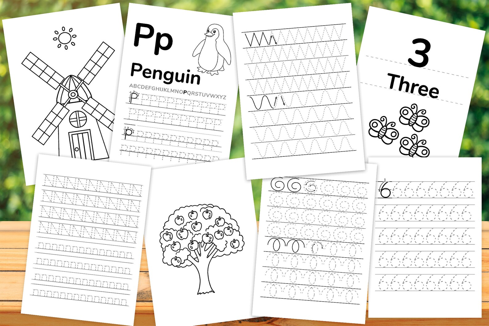 Tracing Letters and Numbers, Alphabet Worksheets, Printable, Coloring ...