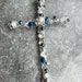 Christian Cross Wall Decoration Wire Beaded Crucifix Wall Hanging ...